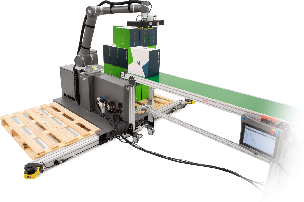 Cobot Palletiser in Automation